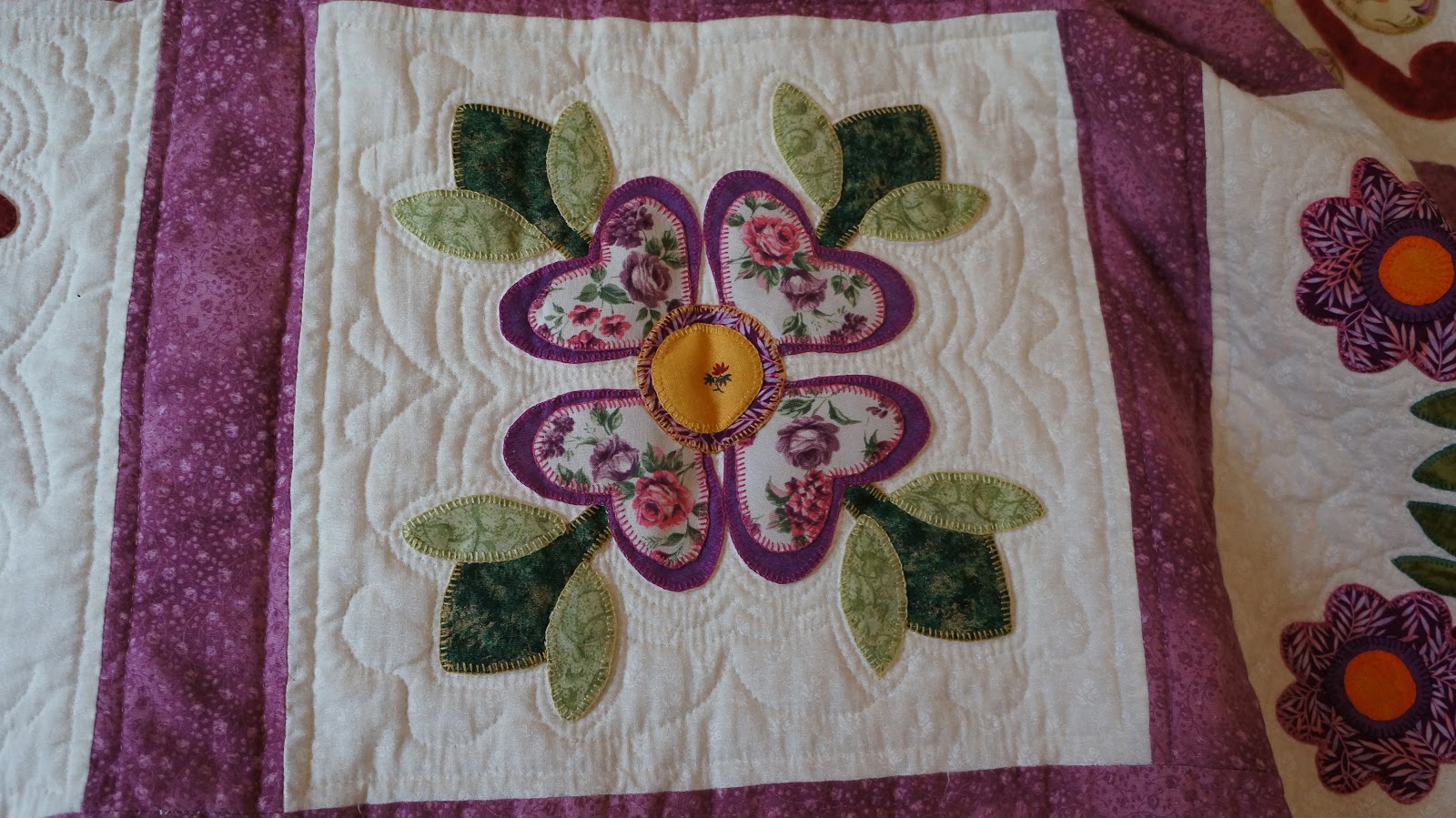 Patchwork de flores con patrones gratis - Imagui