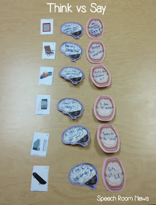 Think vs. Say: Social Thinking | Speech Room News | Bloglovin’