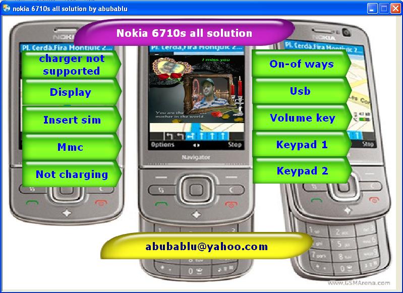 Soluciones Hardware De Nokia 6710s - Clan GSM - Unión de los Expertos en Telefonía Celular