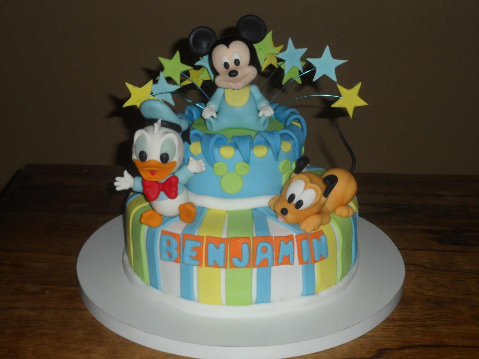 Torta de Mickey con Pluto - Imagui