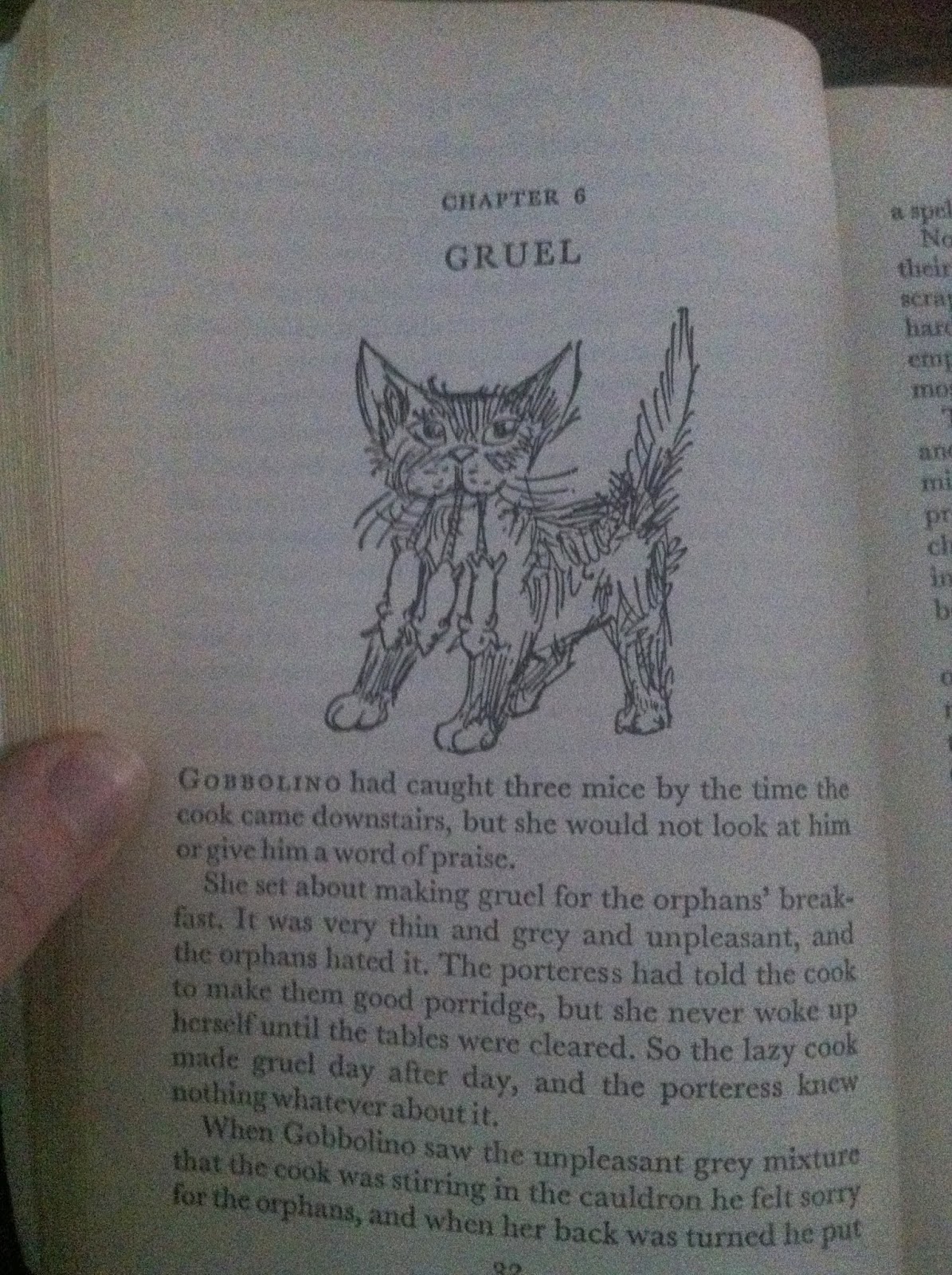 omnomnicon art: Gobbolino the Witch's Cat by Ursula Moray Williams