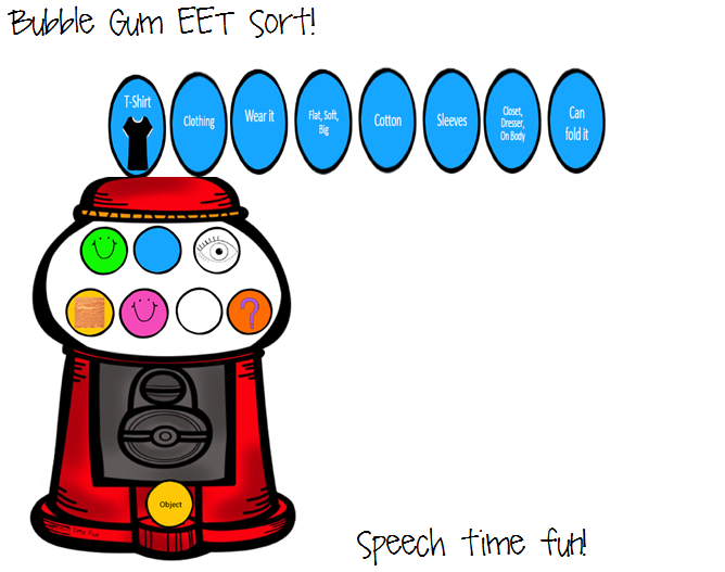 Bubble Gum EET Sort!! ((and giveaway!!)) - Speech Time Fun: Speech and ...