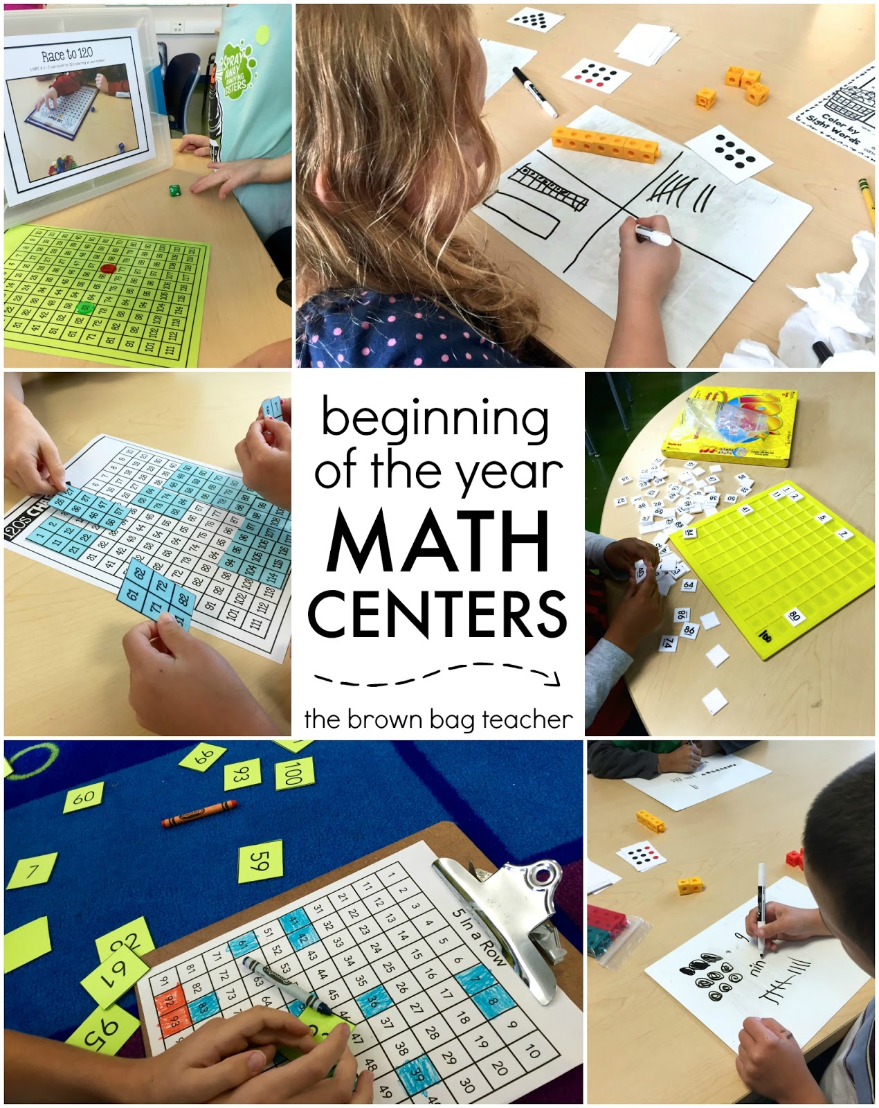 Launching Math Centers | The Brown-Bag Teacher | Bloglovin’