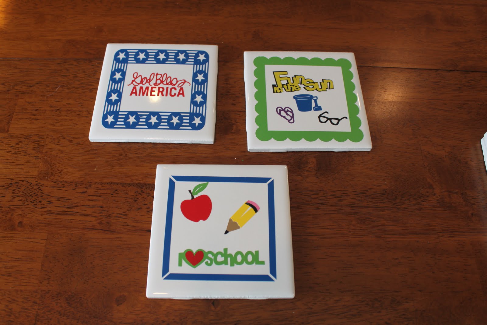 Christmas Gift Idea: 4×4 Monthly Decorative Holiday Tiles - Keeping it ...