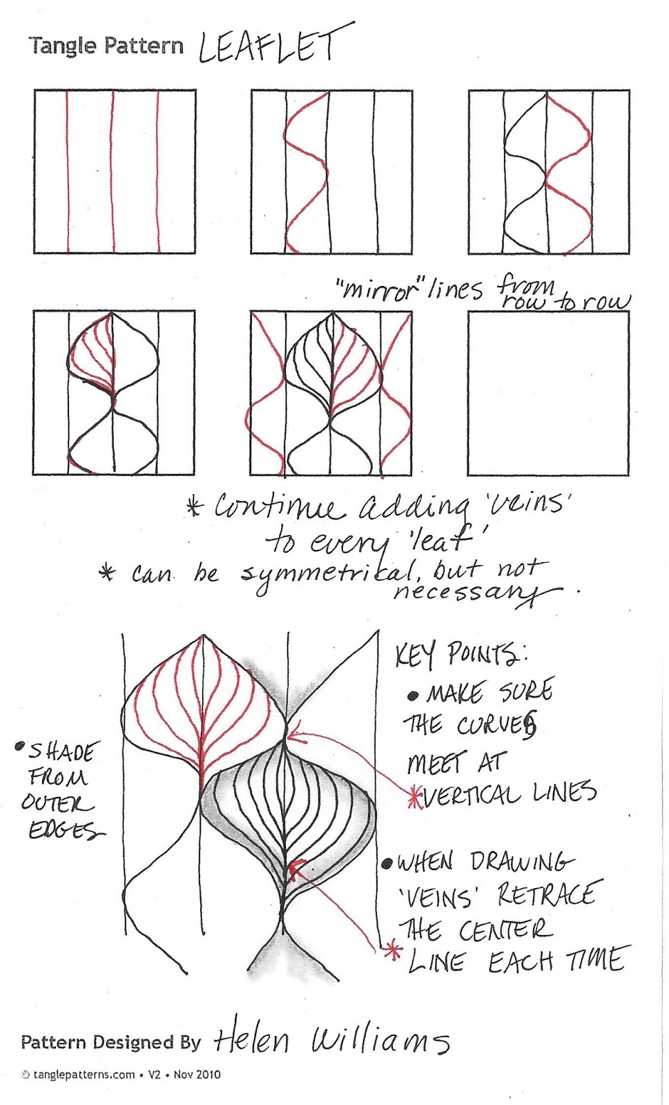 Tickled To Tangle: The Leaves are Falling!