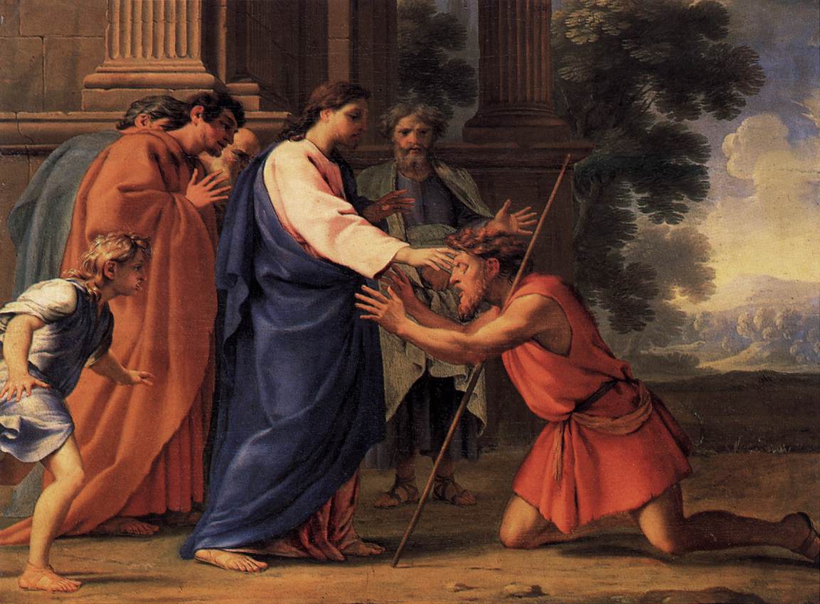 New Testament Gospel Doctrine Paintings Of Christ Healing The Blind Man new-testament-gospel-doctrine-paintings-of-christ-healing-the-blind-man