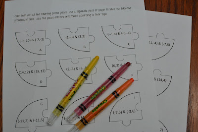 Math in Demand: Christmas Slope Activity