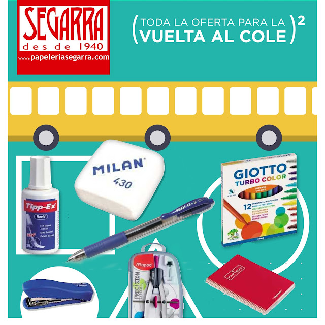 material escolar vuelta al cole 2015