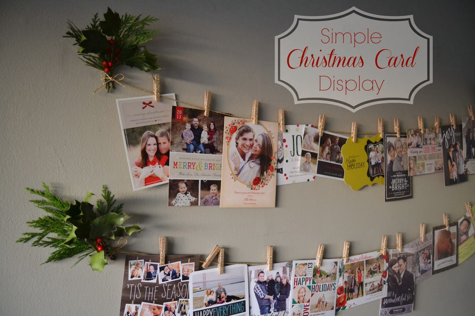 From Foothills To Fog Simple Holiday Card Display from-foothills-to-fog-simple-holiday-card-display