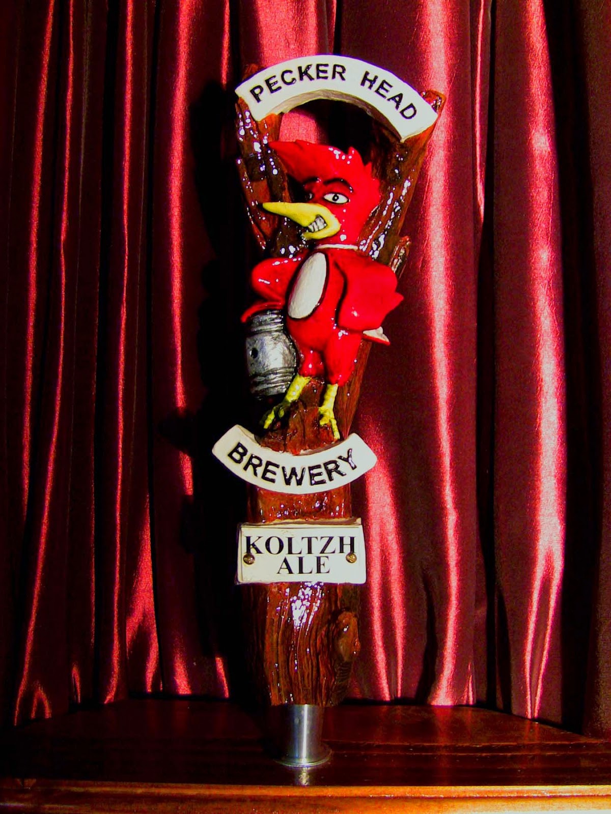 Tap Handle #401: Peckerhead - Koltzh Ale Tap Handle #401: Peckerhead - Koltzh Ale