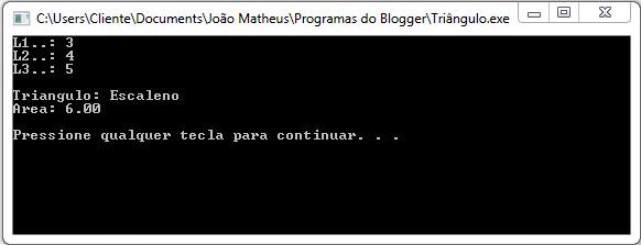 Programando em Pascal, C/C++ e Java: Classificando um triângulo quanto aos seus lados e ...