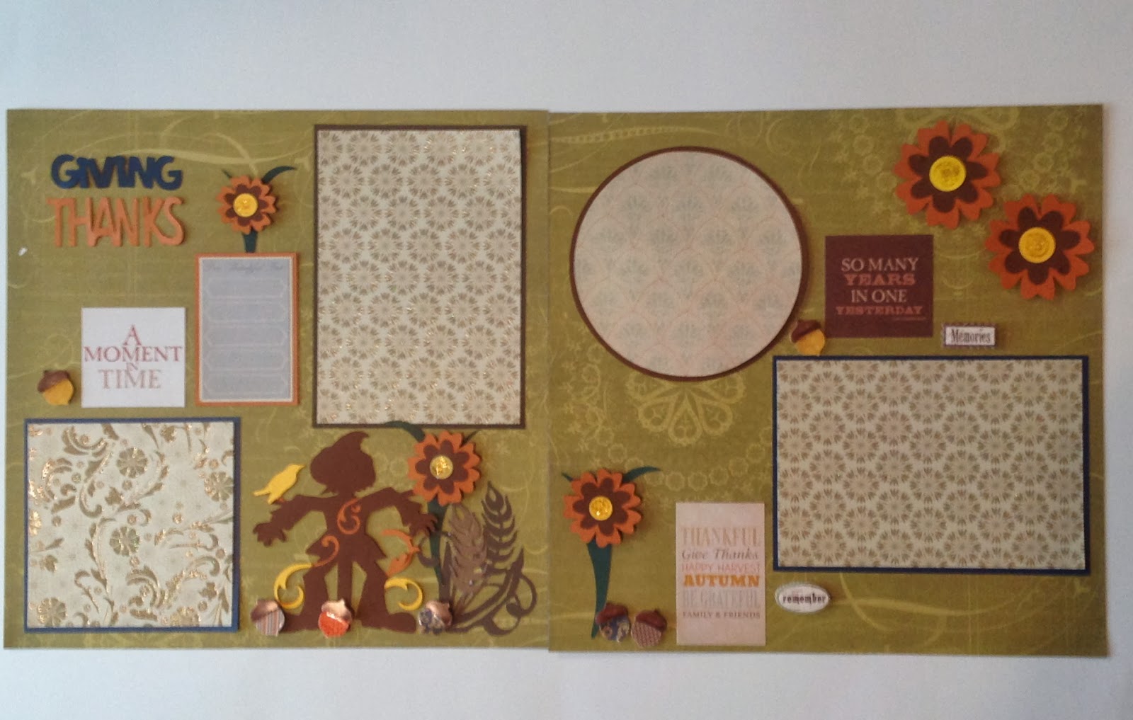 ScrapbookerPhD: Giving Thanks For Mat Stacks