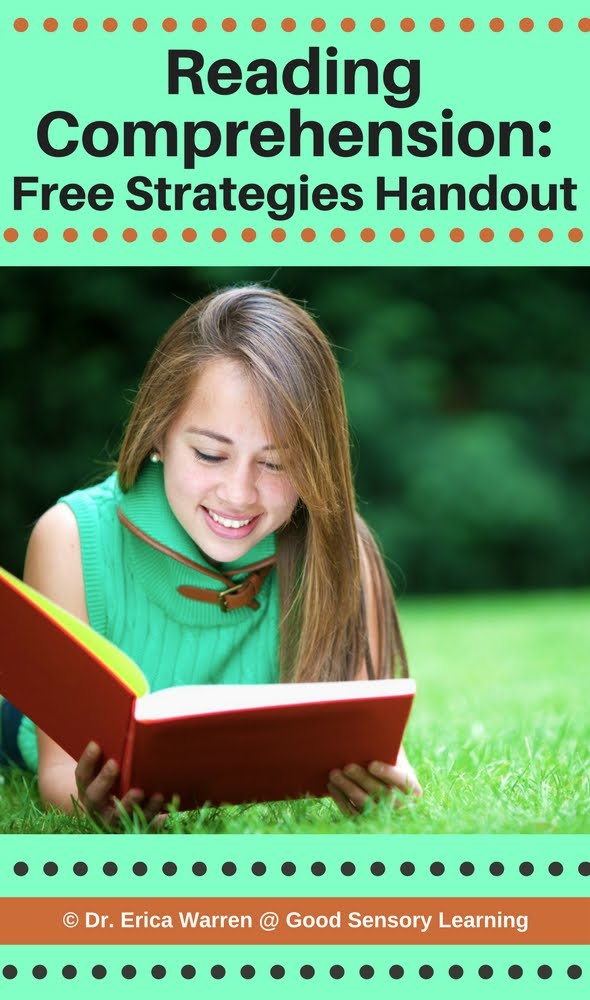 Reading Comprehension: Free Strategies Handout | Classroom Freebies ...