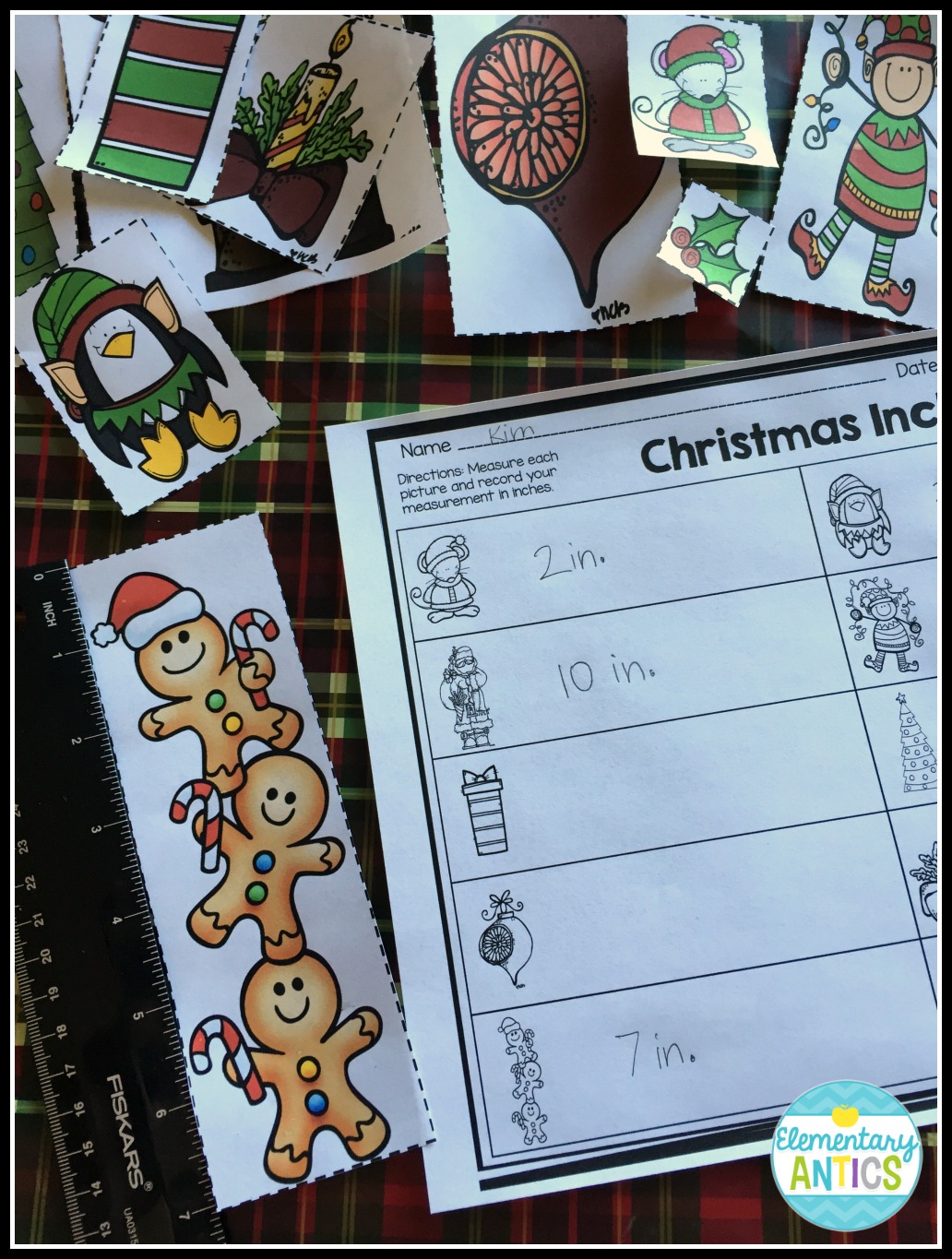 Counting Down 'Til the Big Day: Holiday Themed Math- Merry Measurement ...