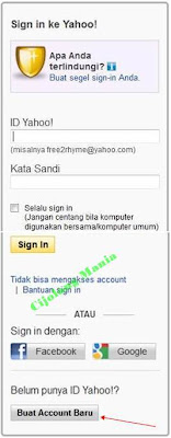 Cara Membuat Email di Yahoo Mail Indonesia | Cijolang Mania