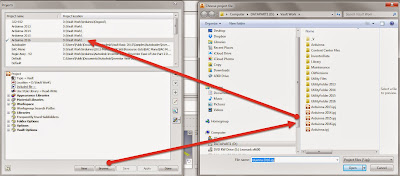 Now it's time to point the project to the locations it needs to use.