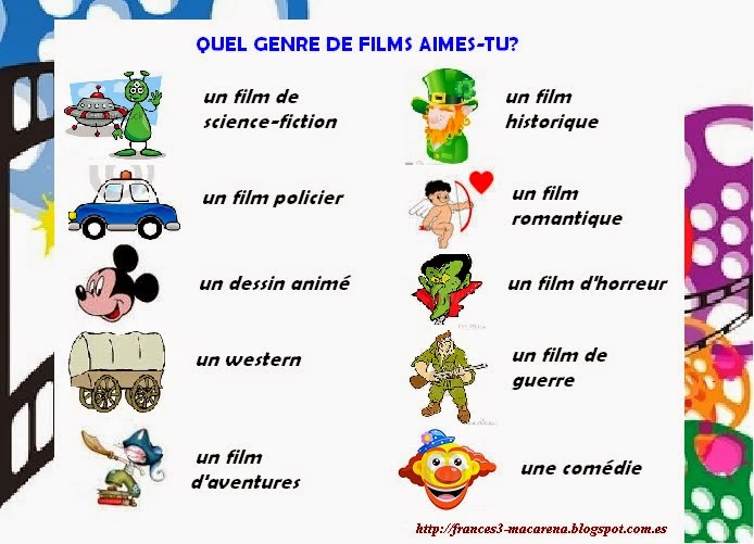 BLOG DE FRANCÉS DE LA E.S.O. (A1): Le genre de films