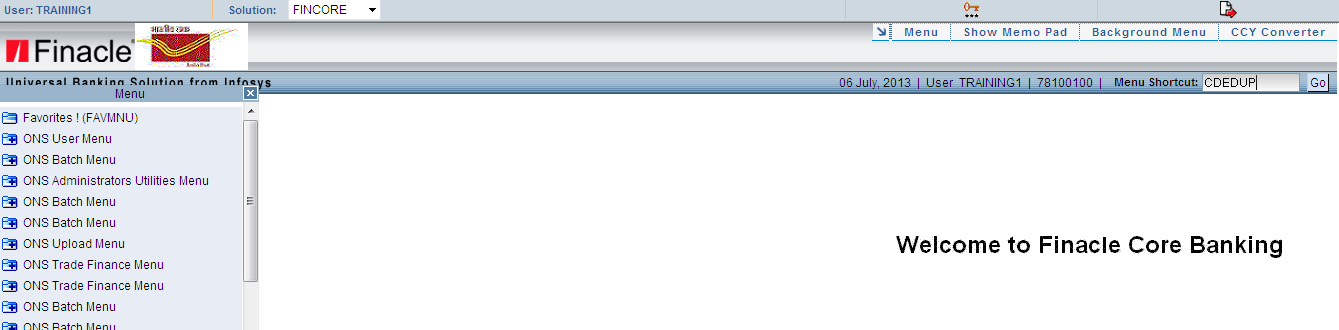 Creation of New CIF - DOP Finacle Guide | DOP Core Solutions