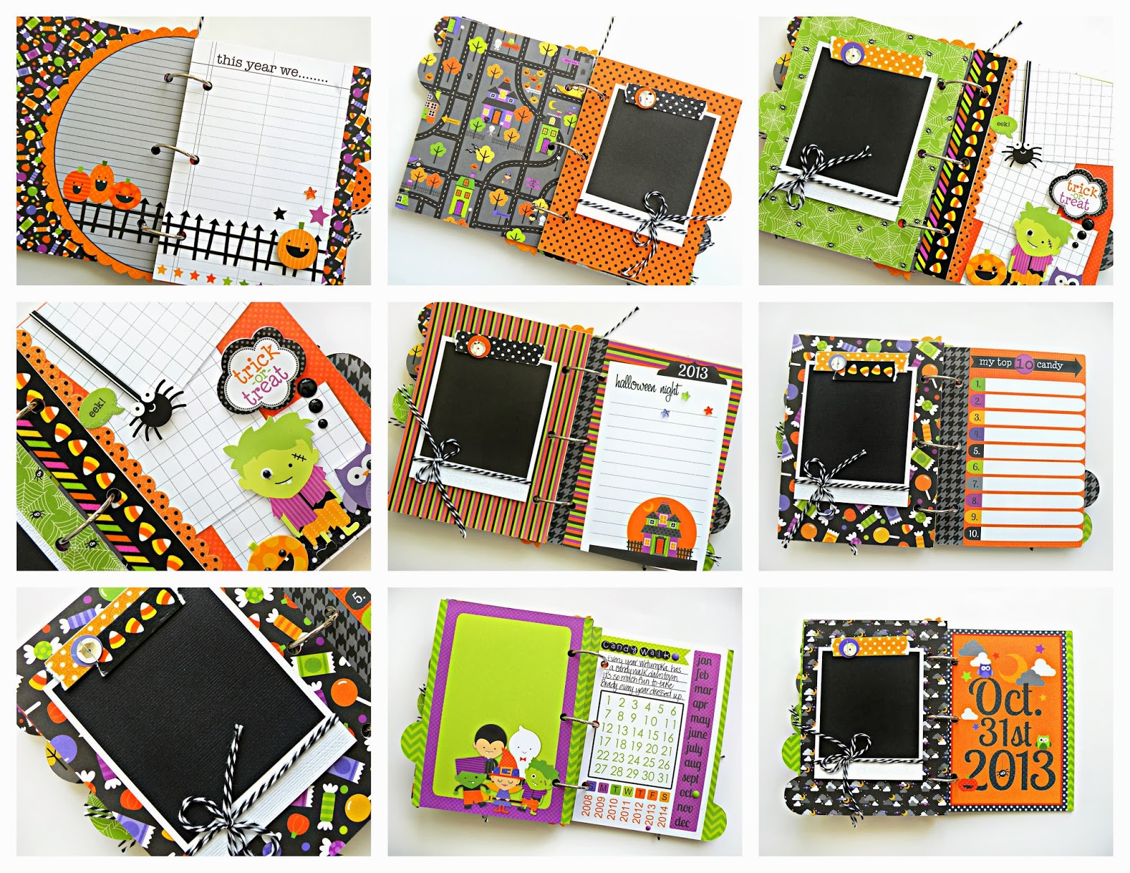 Doodlebug Design Inc Blog: Prep Your Halloween Mini Album in Advance