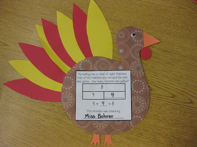 Common Core Based Thanksgiving Math Centers