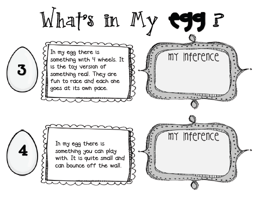 2 Easter freebies: Making Inferences - Sarah's Teaching Snippets