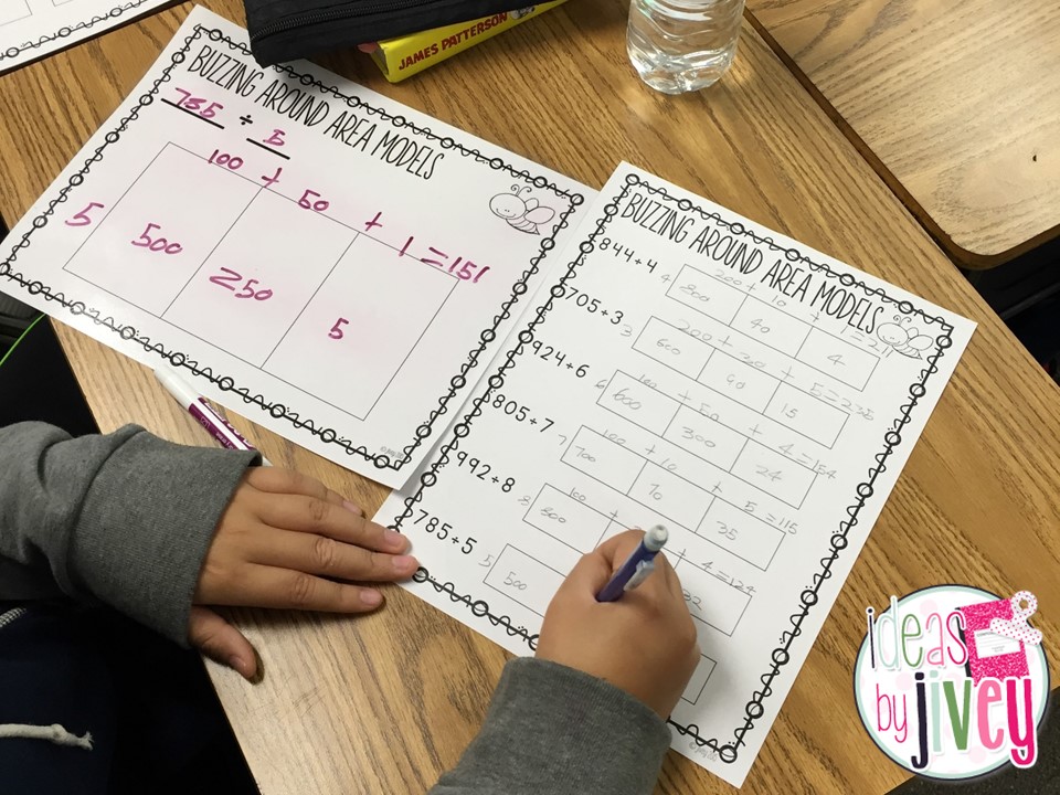 Why I love the Division Area Model (and you should, too)! - Ideas by Jivey