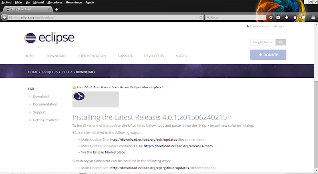 Como importar un proyecto de GitHub al Eclipse ~ Java y Android en blogspot