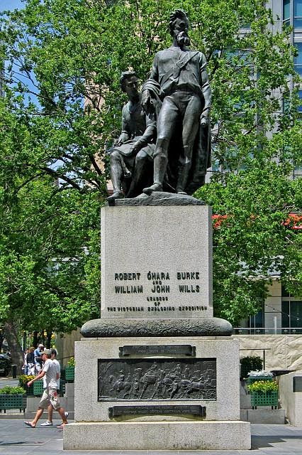 Beside the Yarra: Burke and Wills: The Roaming Statue