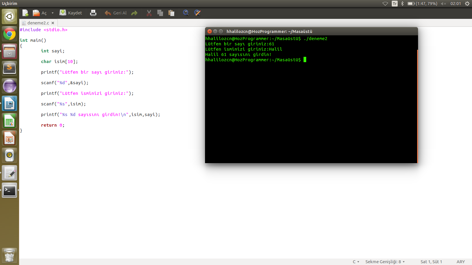 Yazılım Dünyası: stdio.h ve conio.h Kütüphanesi Fonksiyonları