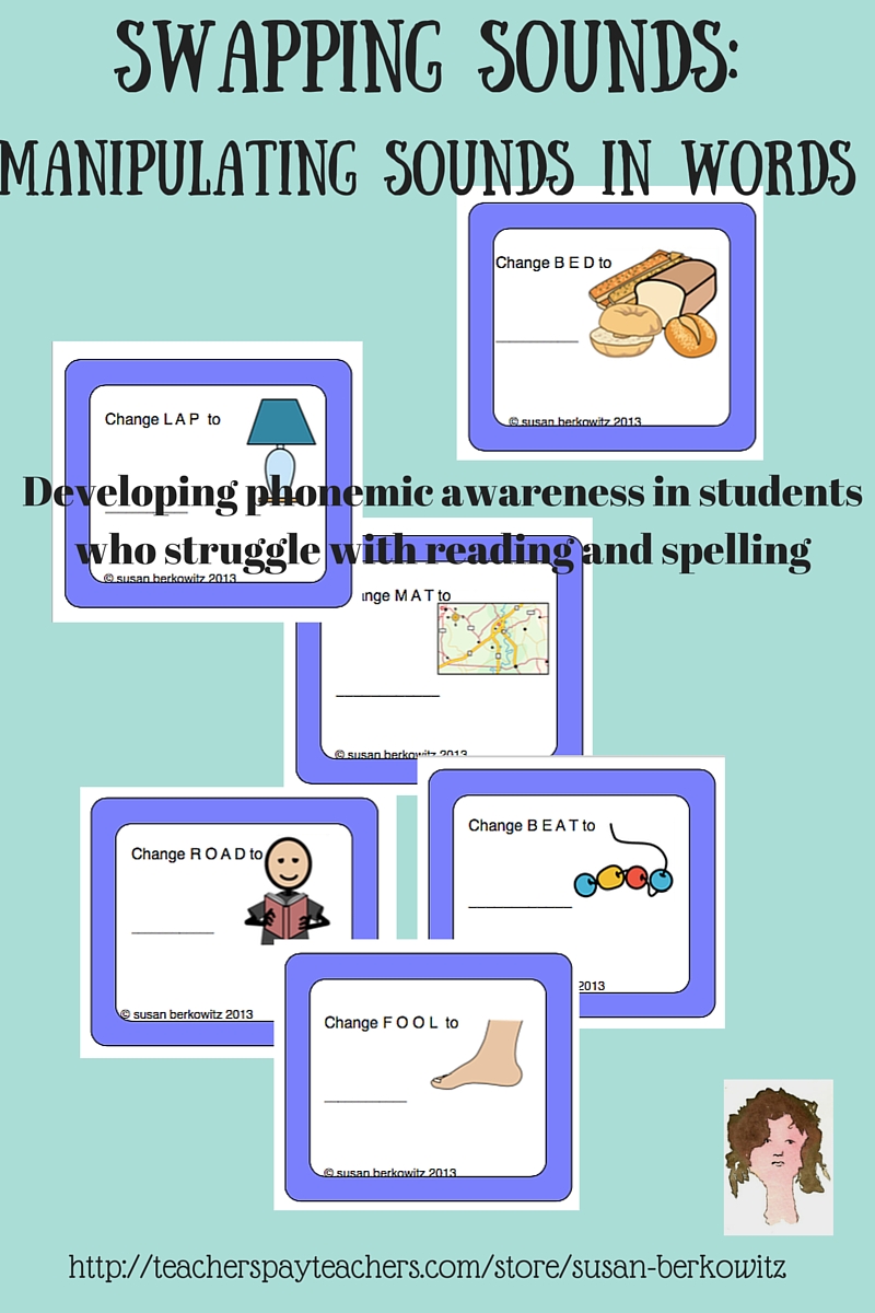 Susan’s Free Phonemic Awareness - Swapping Sounds - Classroom Freebies