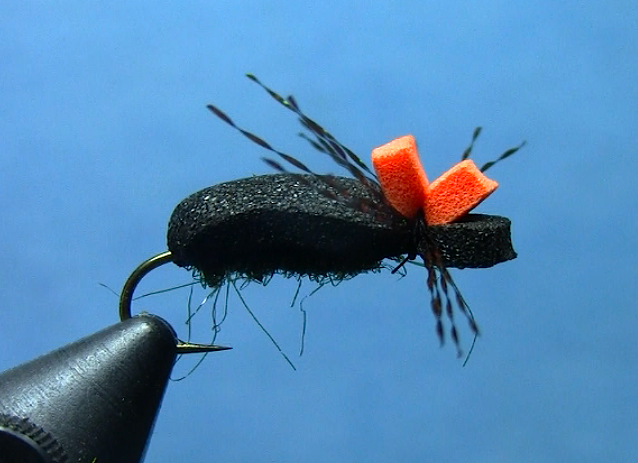 Black Hills Fly Fishing: Tying the Foam Beetle Fly