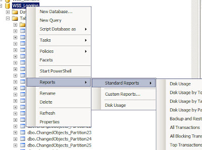 All About SharePoint: Truncate WSS_Logging DB