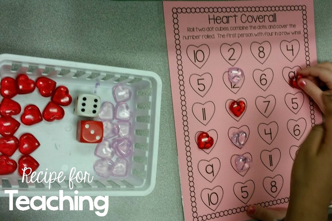 Valentine's Day Math FUN - Recipe for Teaching