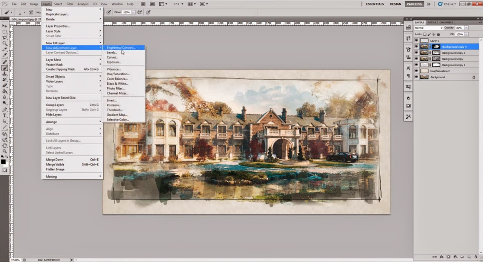 How To Create Watercolor Effect For Arch Viz In Photoshop CG TUTORIAL how-to-create-watercolor-effect-for-arch-viz-in-photoshop-cg-tutorial
