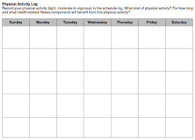 Access to Healthy Active Living 2013: HOMEWORK