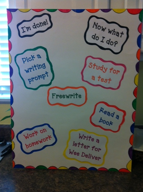 Monday Made It {I'm Done poster + Pick me Pot} - For the Love of Teaching