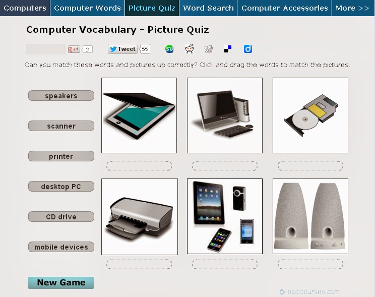 Computer vocabulary quiz | Victor's informatic blog