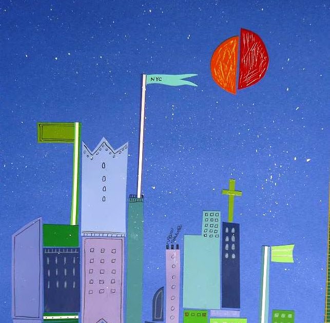 Library Arts: Paul Klee inspired Quiet City Collage