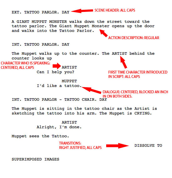 The Local Production: What A Script Should Look Like