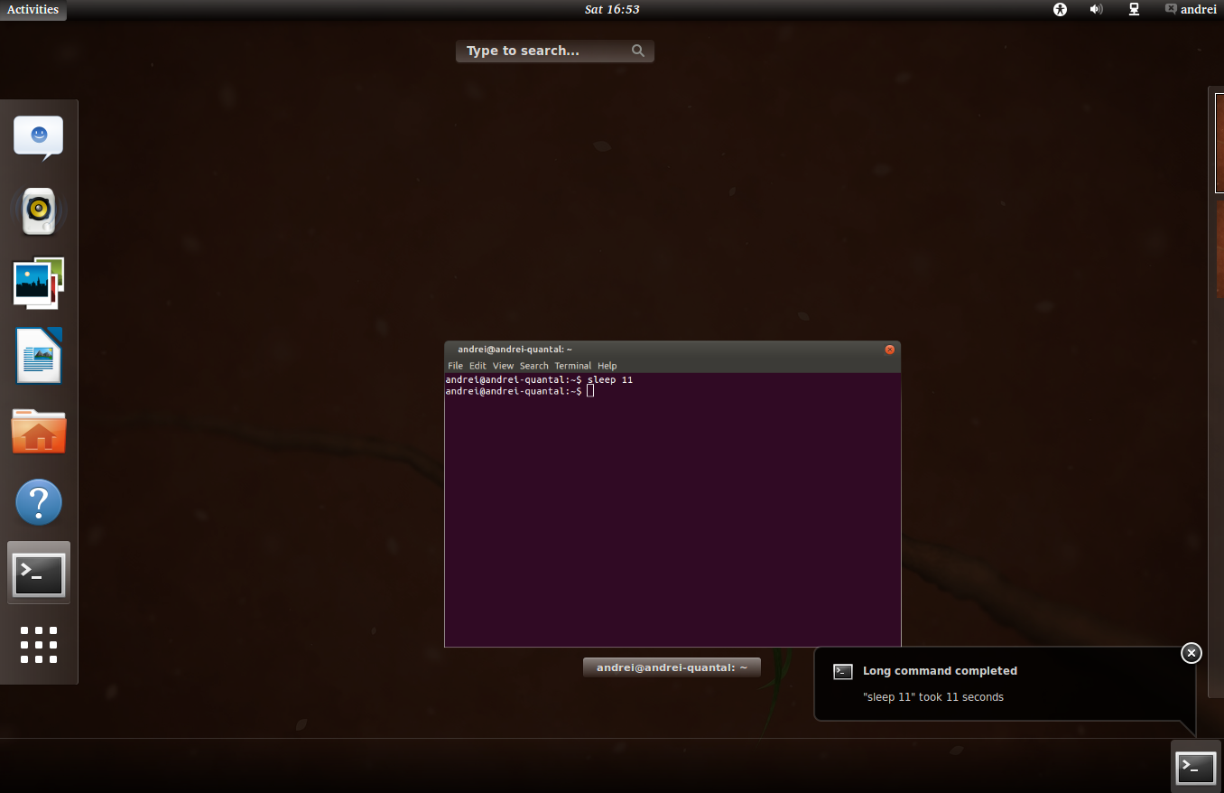 Undistract-me Notifies You When Terminal Commands Are Completed ~ Web Upd8: Ubuntu / Linux blog