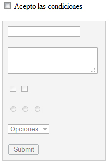 Prototype / Scriptaculous: Habilitar / Deshabilitar un Formulario con un checkbox
