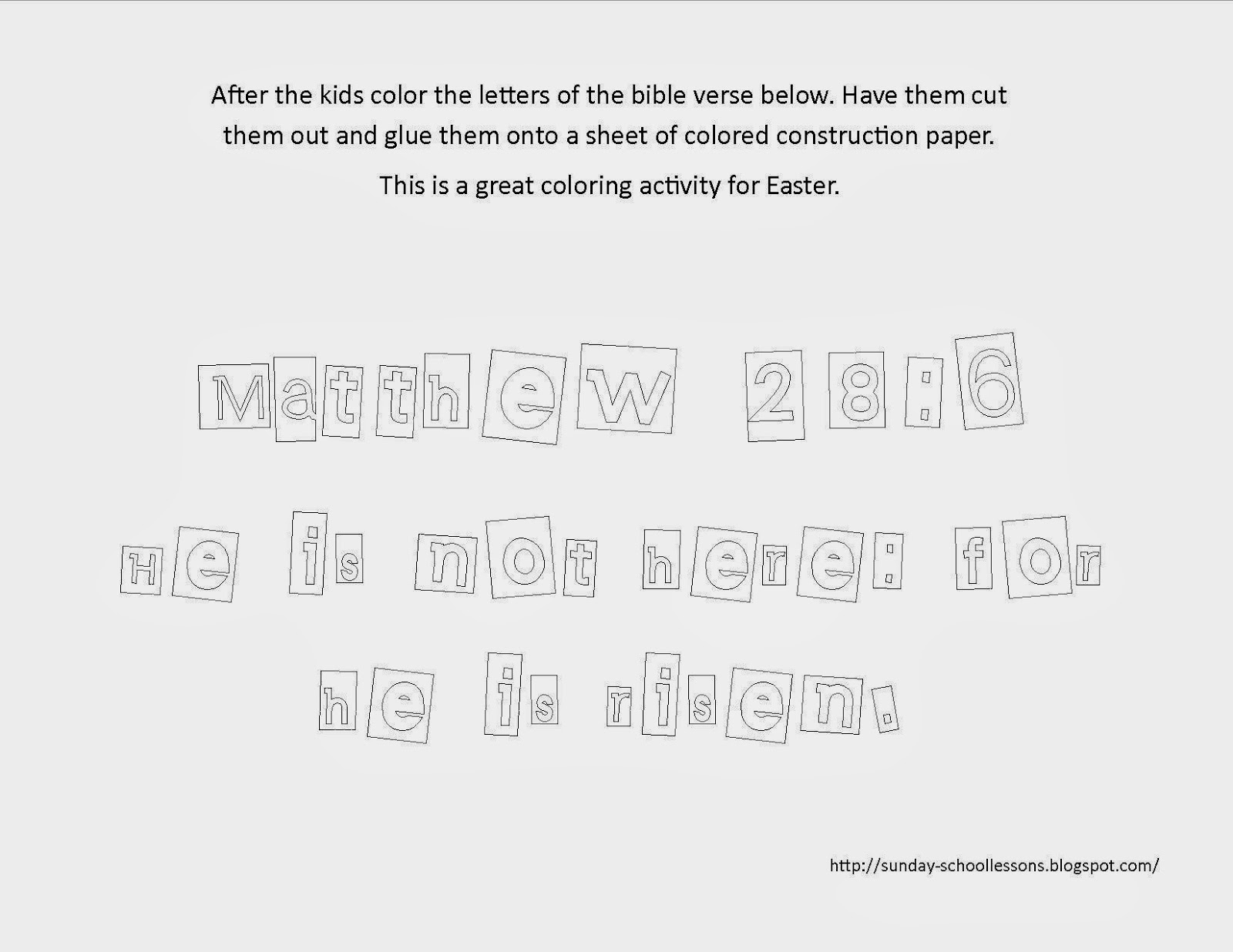 Easter Coloring Pages With Bible Verses