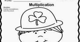 The Best of Teacher Entrepreneurs: FREE St. Patrick's Day Multiplication