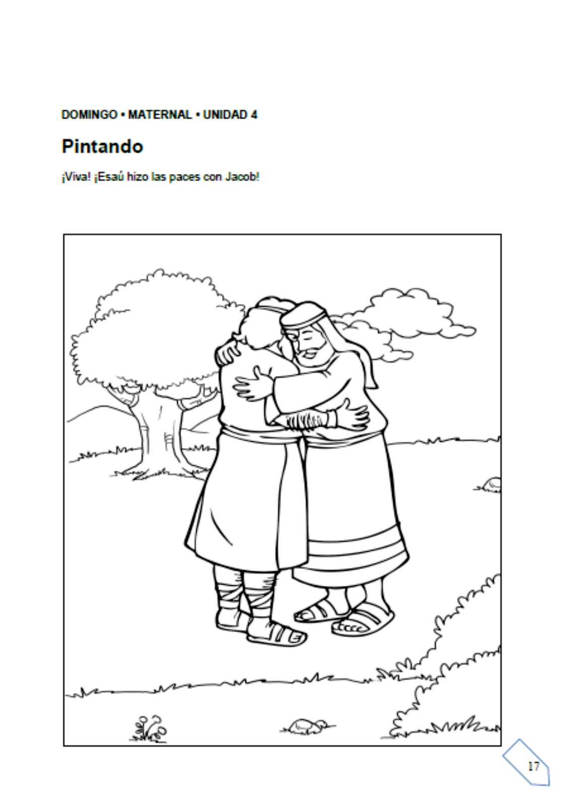 Historia. Jacob y Esaú hacen las paces ~ Escuelita Biblica Infantil