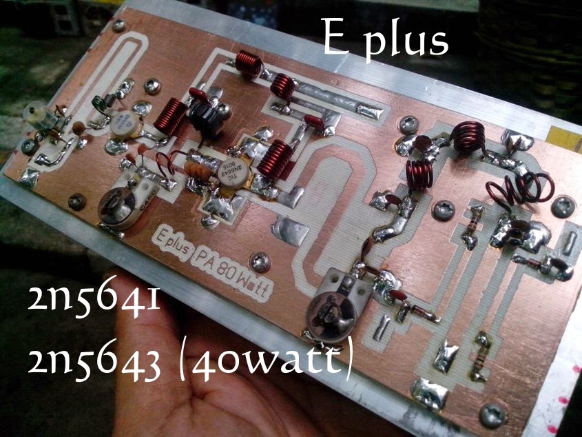 Elektronik Plus: Dijual Boster 30 Watt in 1 watt broadcast murah menggunakan 2n5641dan 2n5643