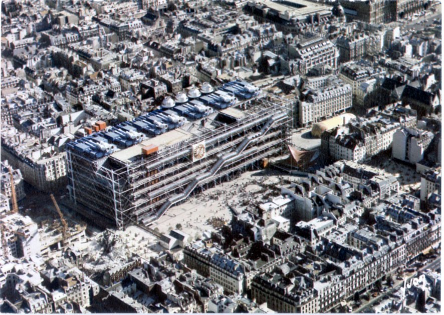 1977- Beaubourg - La construction du Centre Pompidou - Paris Unplugged
