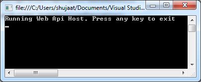 Muhammad Shujaat Siddiqi: Self Hosting ASP.Net Web Api Service with OWIN - Katana
