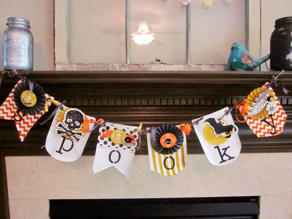 Spooky Halloween Banner Drawing