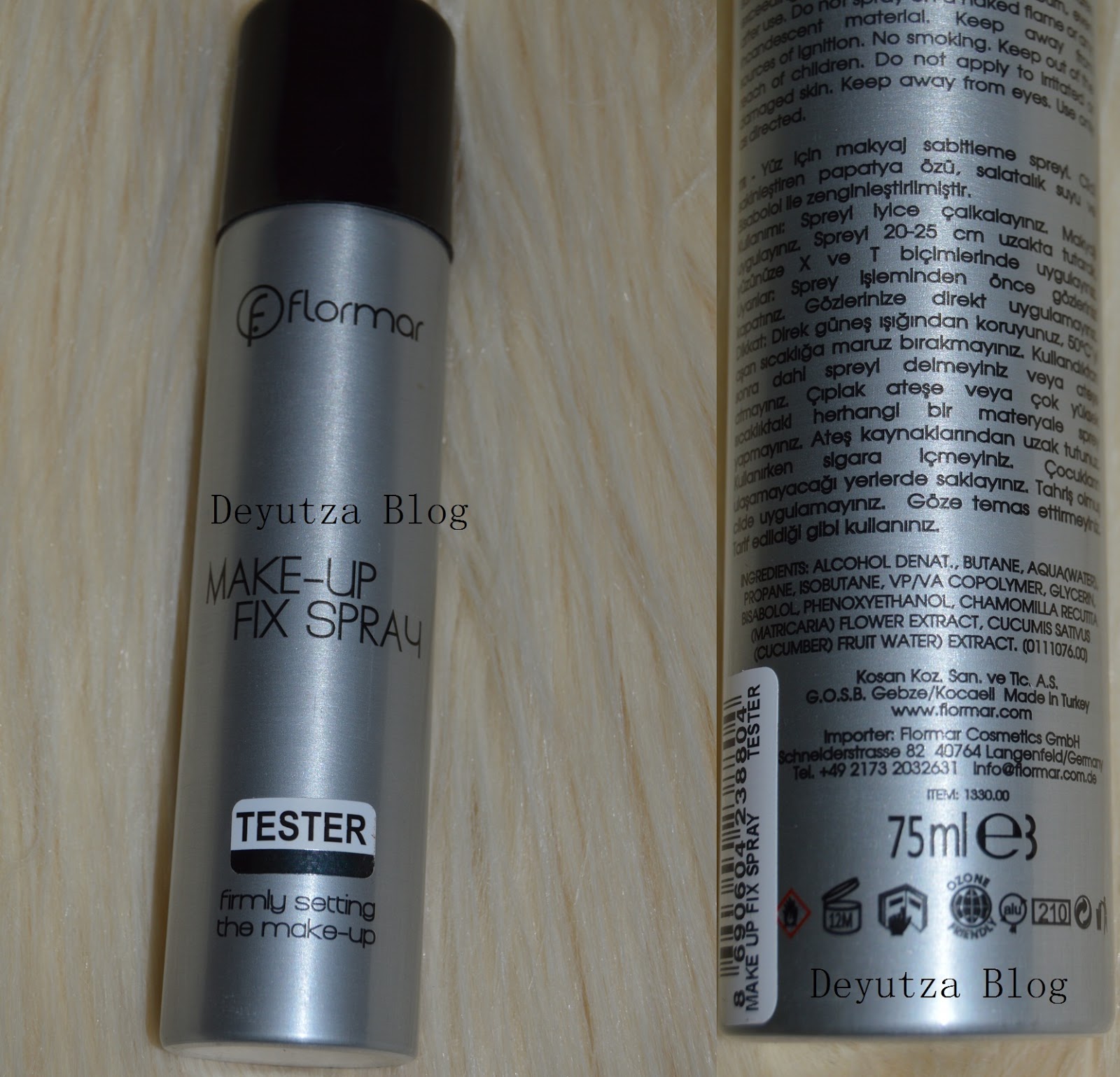 Review - Make-Up Fix Spray de la Flormar - Deyutza's Blog