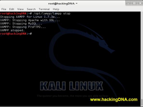 HackingDNA: How To Install Xampp On Kali Linux